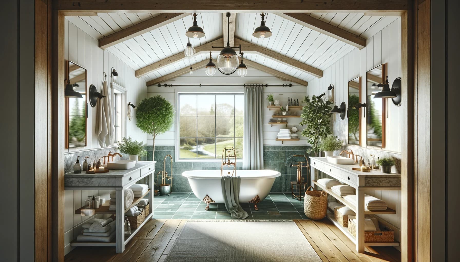 Designing Your Dream Farmhouse Master Bathroom