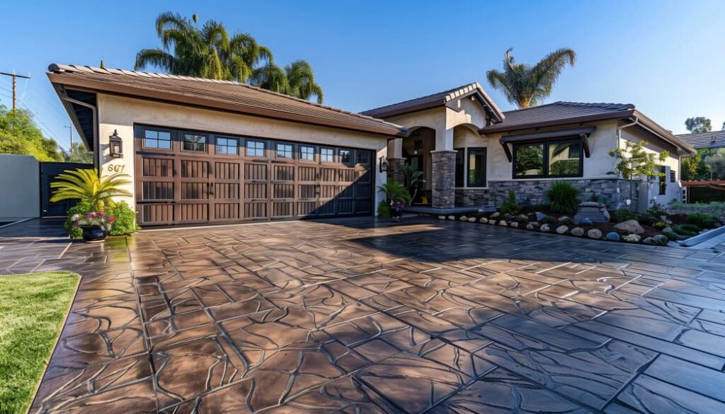 Stamped Concrete Driveways: Enhancing Orange County Homes